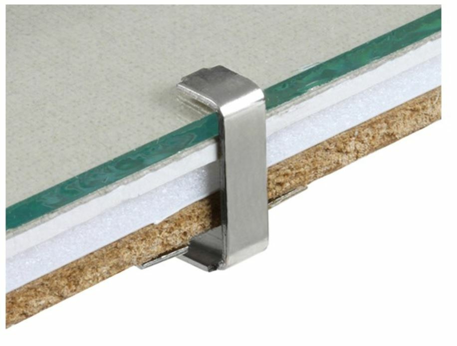 8 x LARGE SWISS C CLIPS FOR PICTURE FRAMES PHOTO FRAME MAX THICKNESS ...