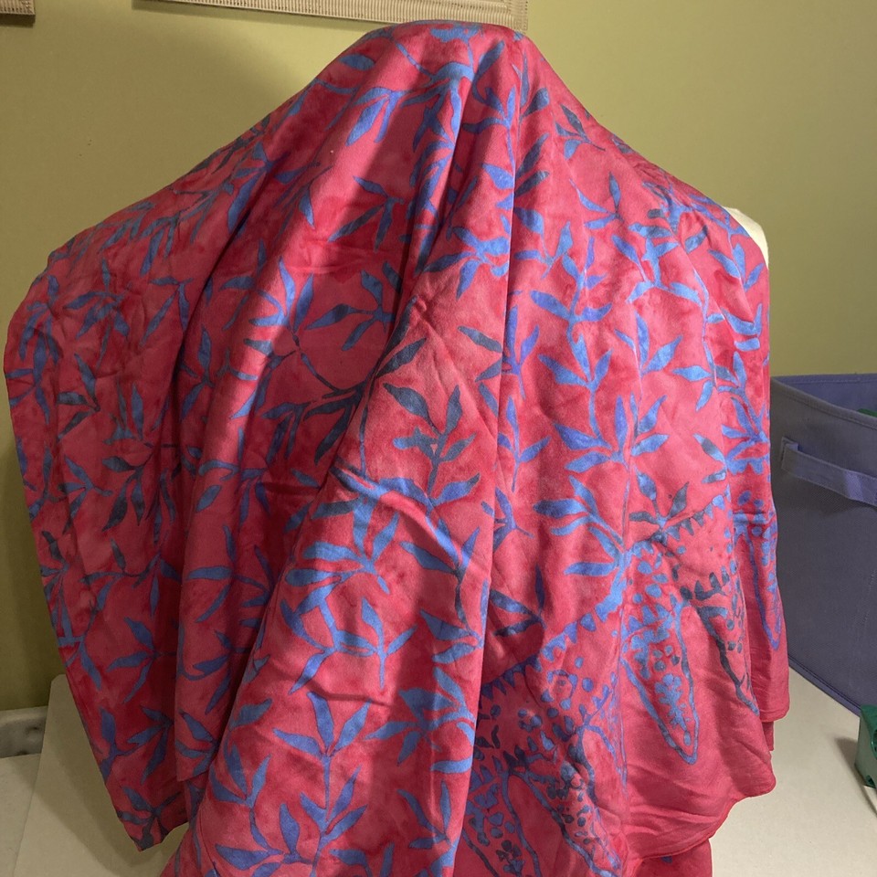 Lady Shaw pink and blue be Batik 42/72 Box226 | eBay