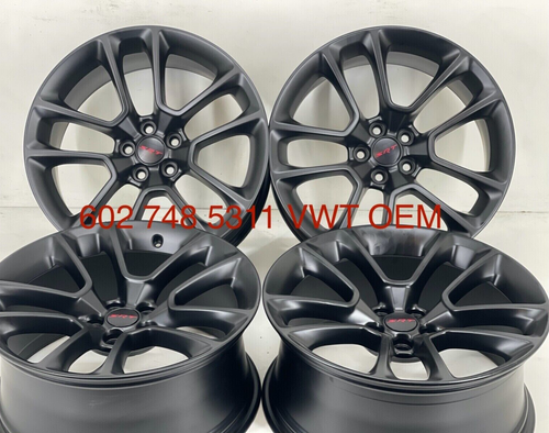 20" OEM FACTORY DODGE SCAT PACK RIMS WHEELS COTRY 6TE82MALAA-001 set of ...