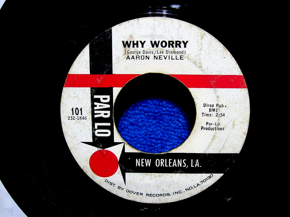 AARON NEVILLE 45 Tell It Like It Is / Why Worry R&B SOUL PARLO Record ...