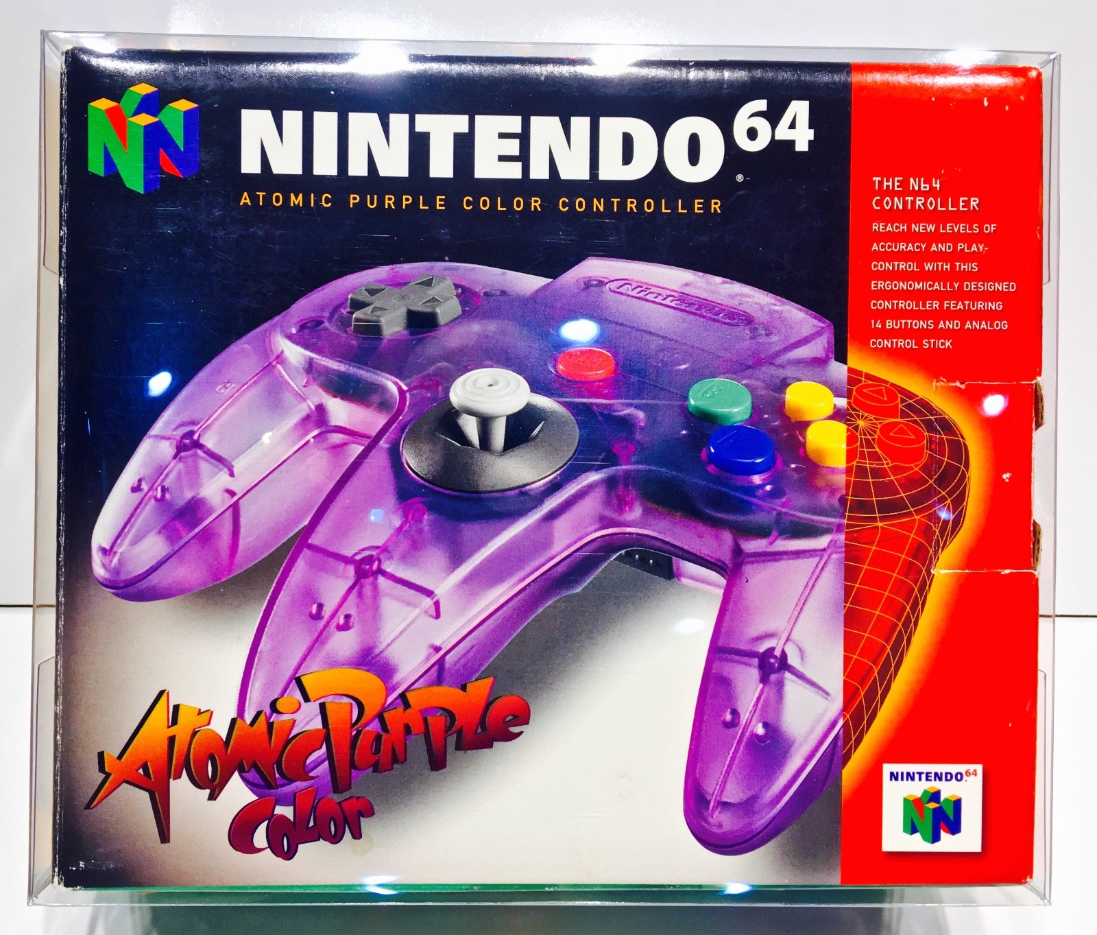 1 N64 CONTROLLER Box Protector! Custom Made Acid-Free Cases Nintendo 64 ...