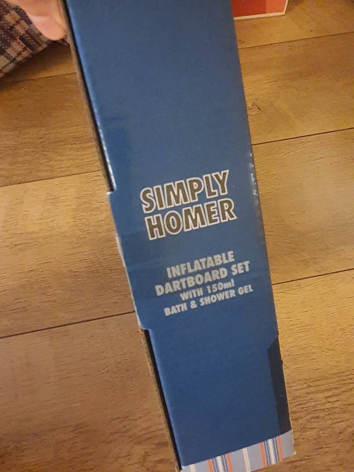 Vintage The Simpsons ,Simply Homer inflatable dart board set | eBay UK