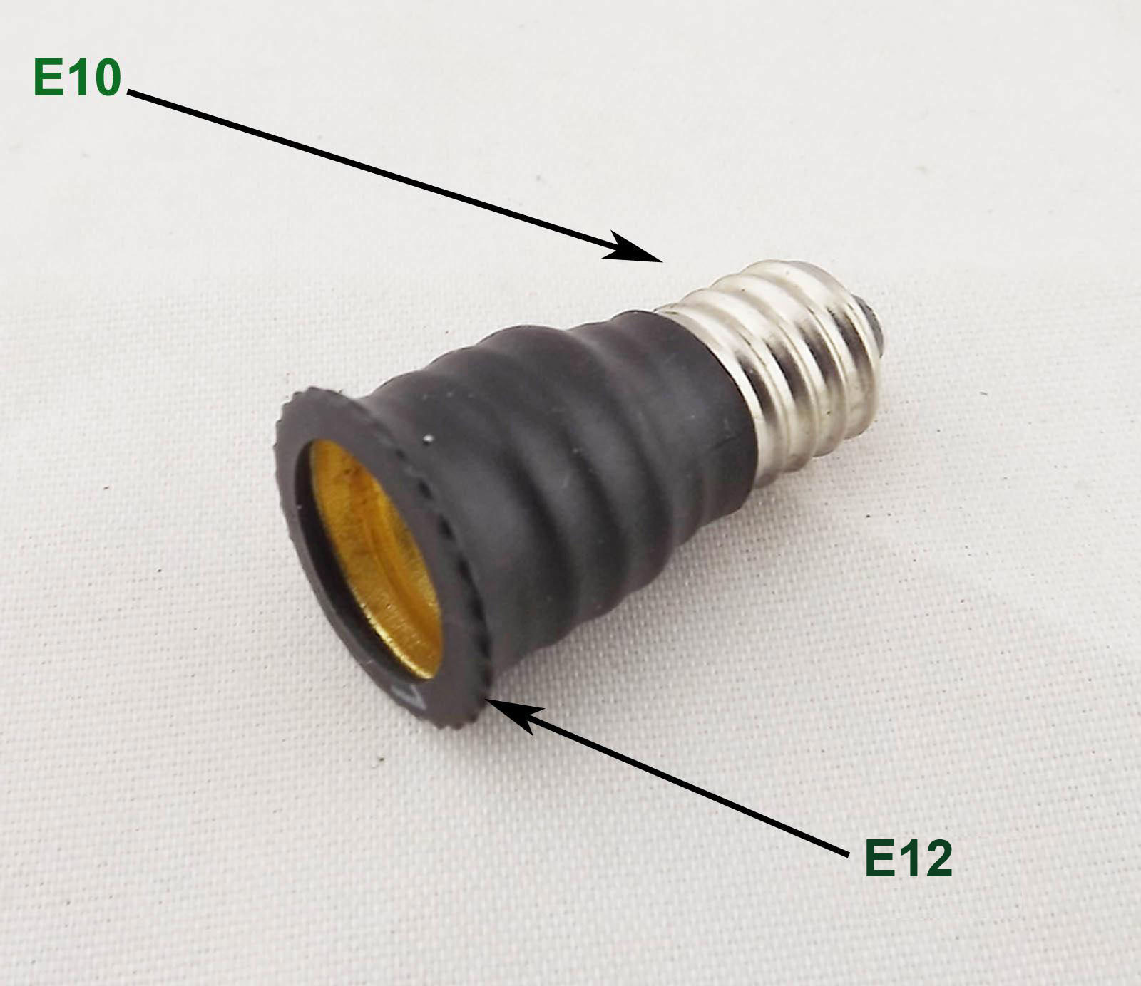 E10 To US E12 Candelabra Base Socket LED Light Bulb Lamp Adapter ...