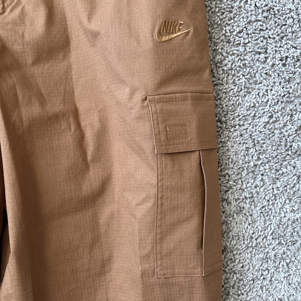 Nike Club Cargo Pants Woven FZ5765-281 British Tan $95 Men's Size 34 X ...