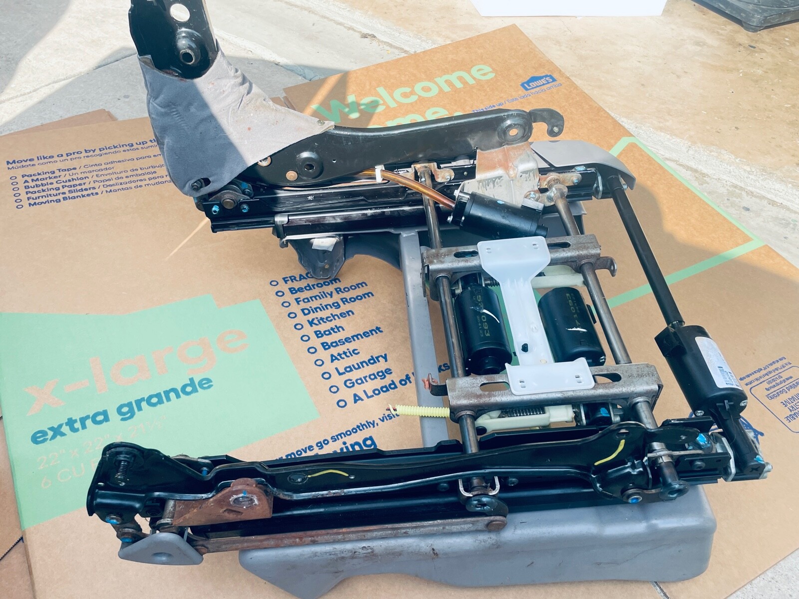 2005-2008 honda pilot driver seat adjuster track 81660-S3V-A40 oem | eBay