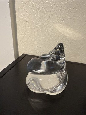 Steuben Paperweight Glass Crystal Conch Shell | eBay