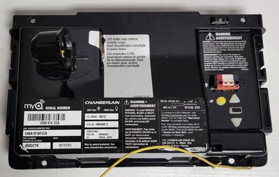 Chamberlain 050DCTB Garage Door Circuit Logic Board Yellow Learn Button ...