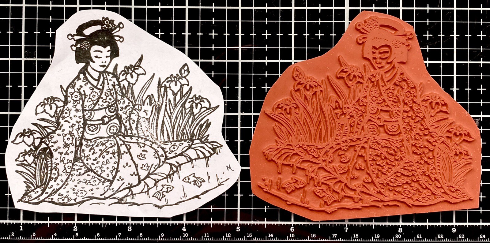 NEW! Japanese Geisha Shogun Samurai Cherry Blossom Kimono Silk Japan ...