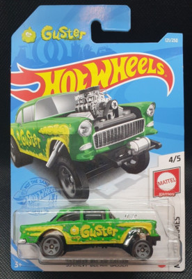 Hot Wheels 55 Chevy Bel Air Gasser Diecast Car Guster Mattel Games 2021 ...