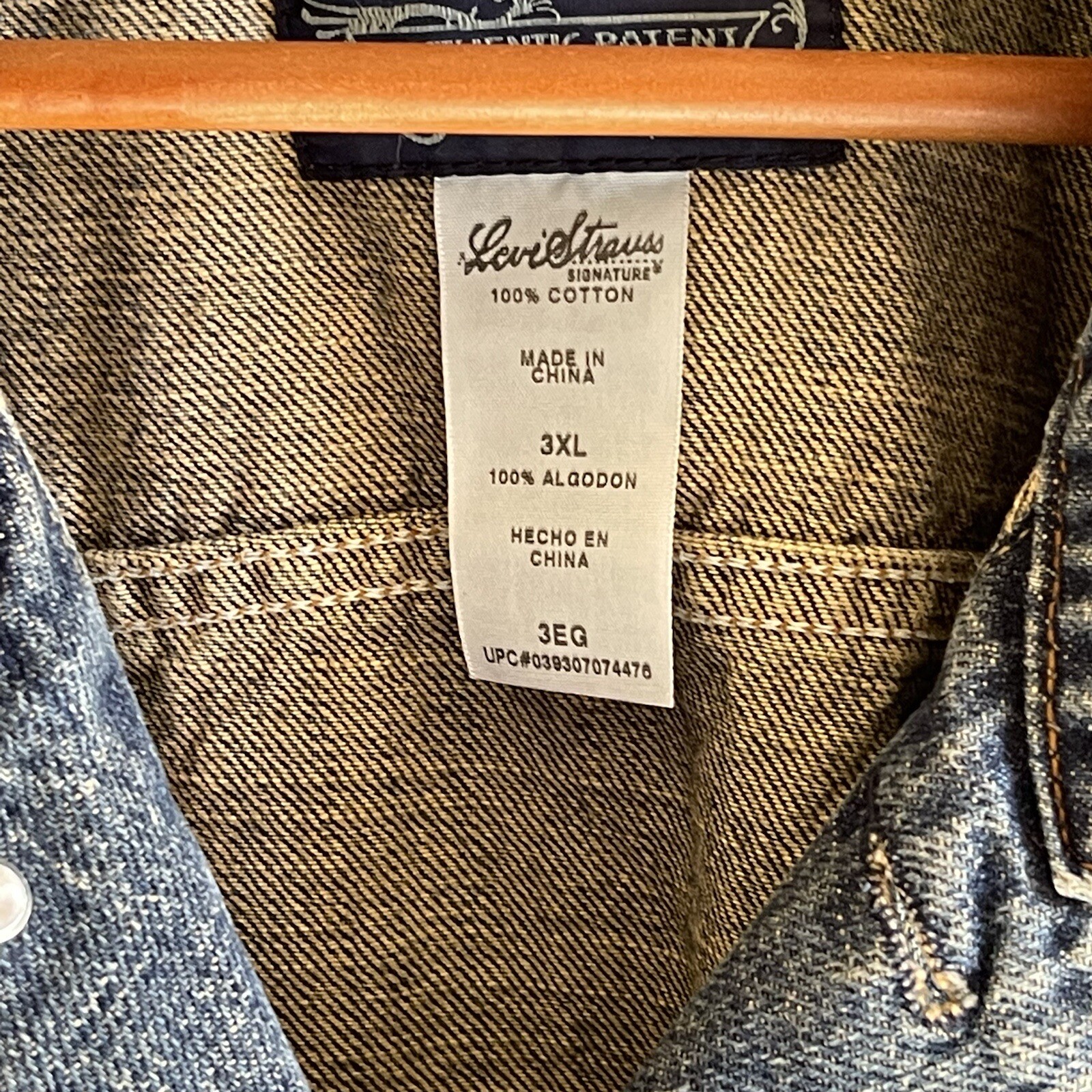 Levis Men’s 3X Denim Truckers Jacket - Gem