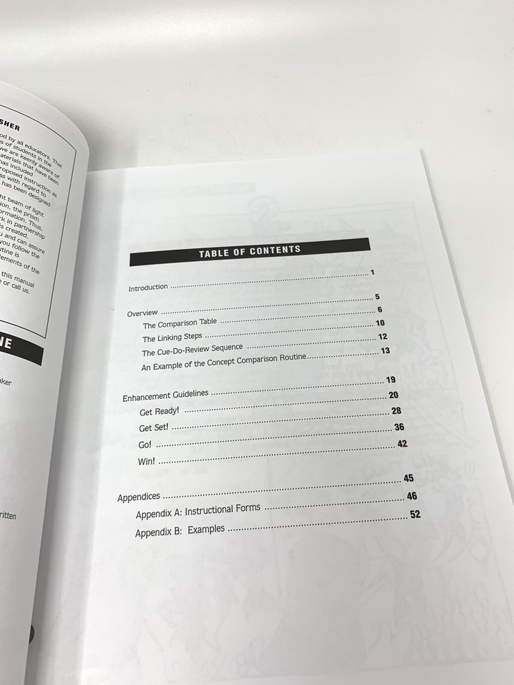 The Content Enhancement Series The Concept Comparison Routine ...