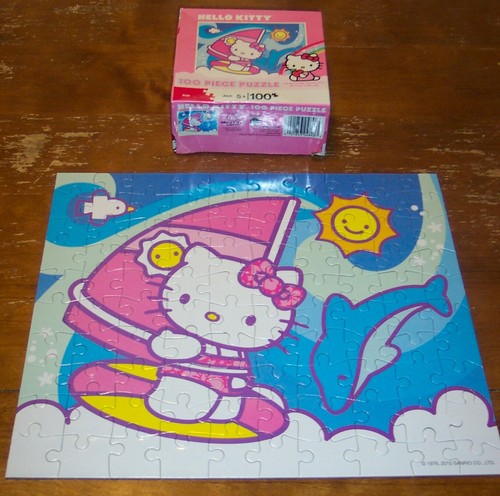HELLO KITTY WIND SURFING Children's JIGSAW PUZZLE 100 Pieces | eBay