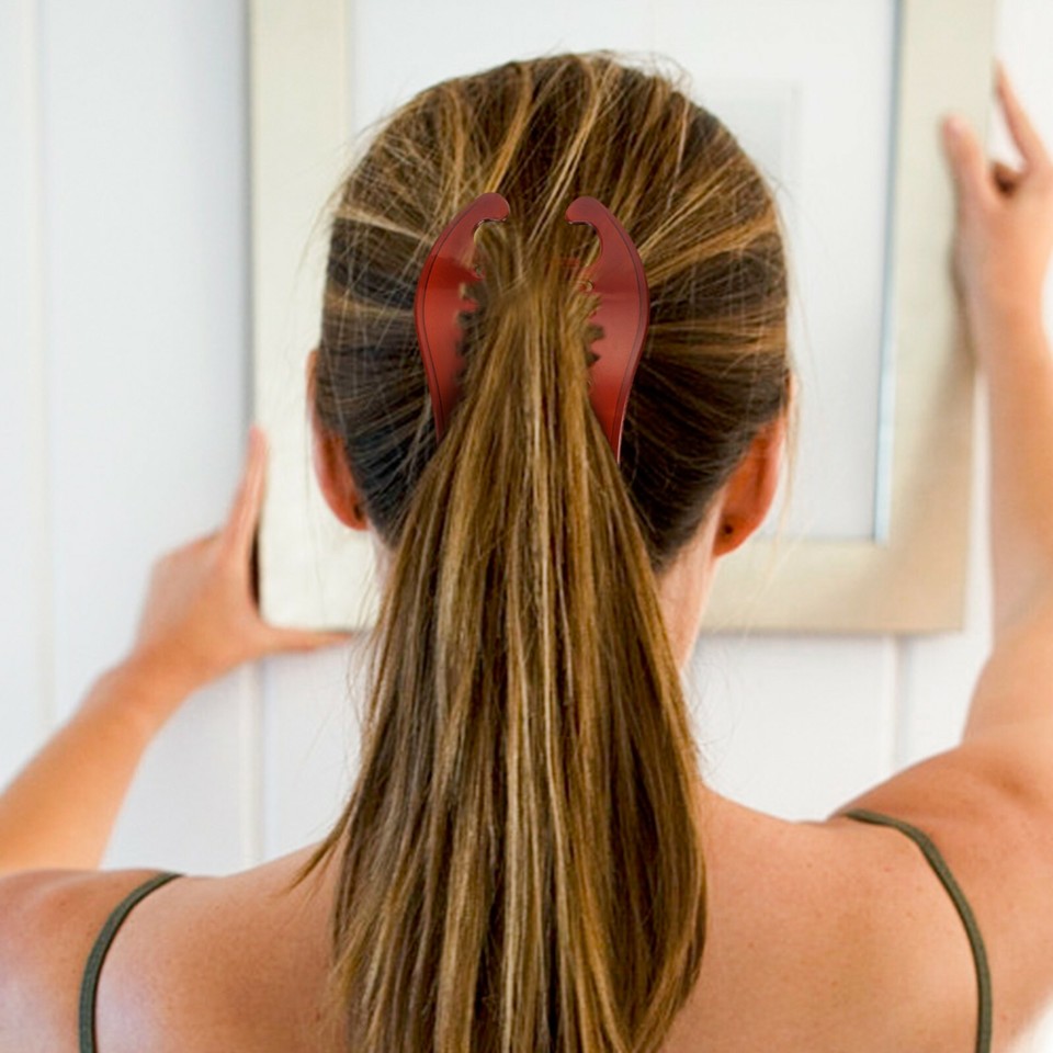 Women Stretchy Banana Hair Clip Vintage Clincher Comb Tool for Thick ...