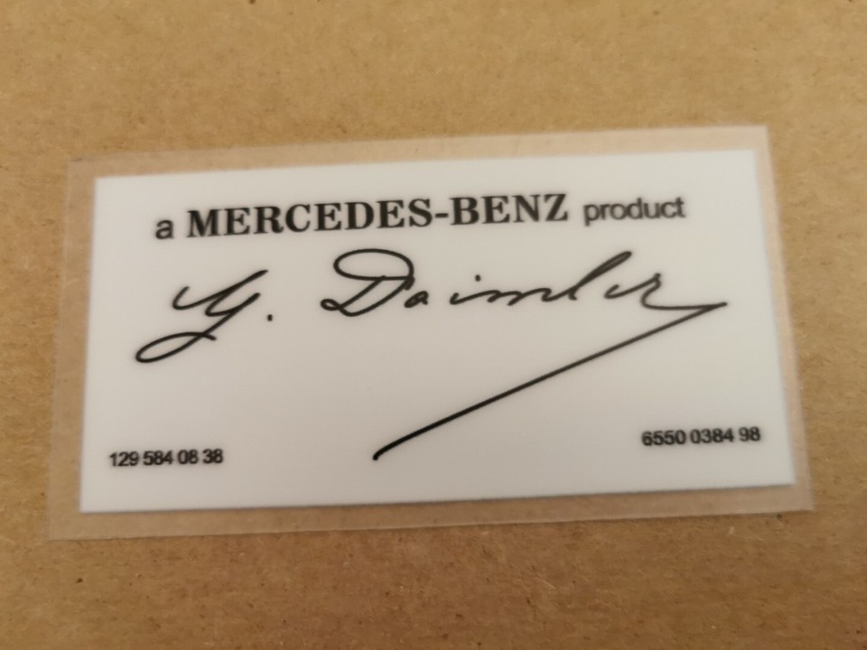Mercedes Front Windshield G Daimler Signature Sticker Decal Genuine ...