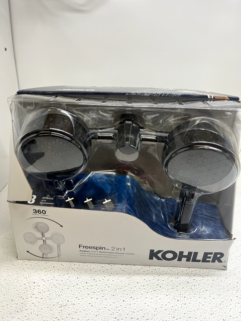 KOHLER 23218-G-BL Awaken Shower Packages 2-in-One Combo Matte Black for ...