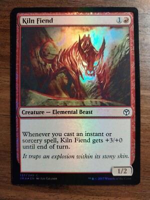 1x Kiln Fiend - *FOIL* NM - Iconic Masters - SPARROW MAGIC mtg | eBay