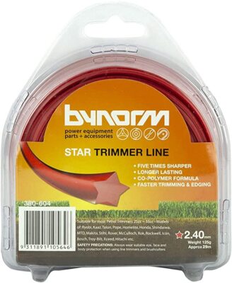 Bynorm 380-604 Star Trimmer Line, 2.4 mm x 29m, Red | eBay