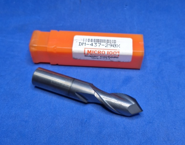 Micro 100 7/16" Carbide Drill Mill DM-437-290X | eBay UK