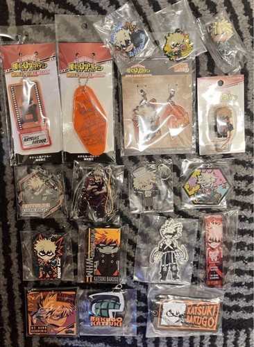 My Hero Academia Bakugo Keychain Strap Lot Cafe Tower Records Movie ...