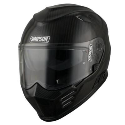 Simpson Venom 06 Carbon Fibre Full Face Motorcycle Helmet Bandit ...
