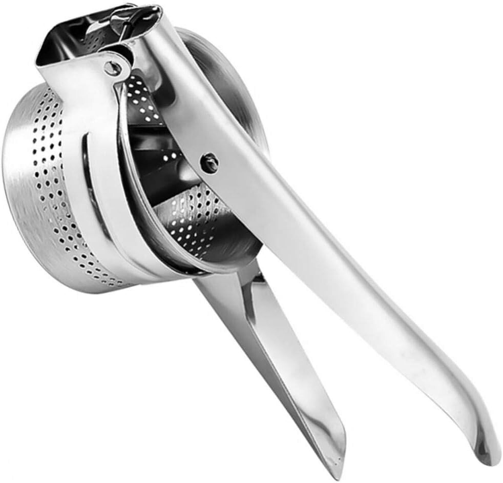 HEAVY DUTY STEEL POTATO RICER PUREE MASHER JUICER VEGETABLE FRUIT PRESS ...