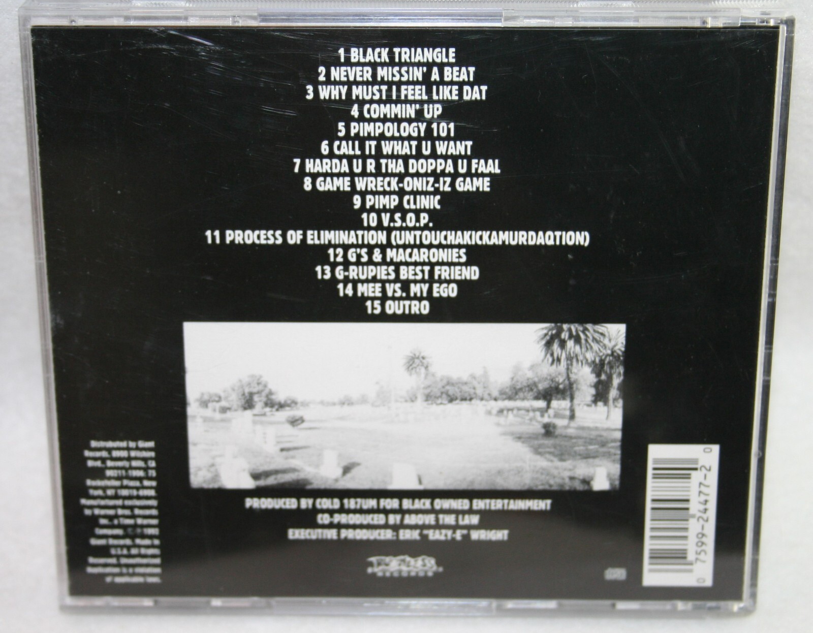 ABOVE THE LAW Black Mafia Life CD Hardcore Gangsta Hip Hop Rap 1992 ...