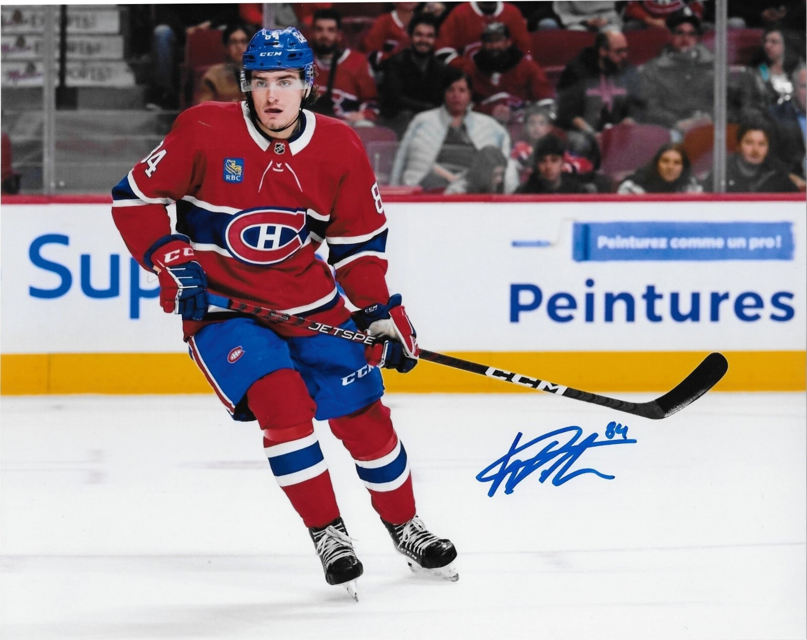 Autographed Montreal Canadiens William Trudeau 8x10 Photo #2 Original ...