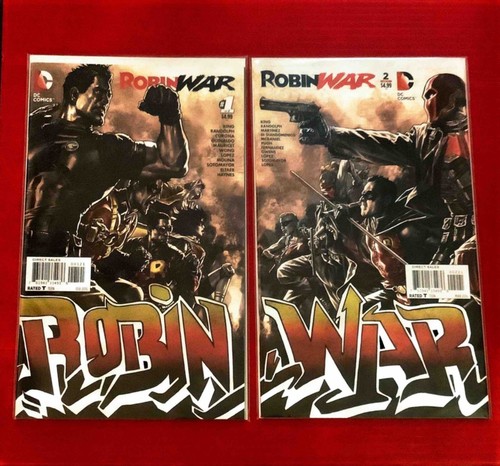 ROBIN WAR #1,2 VARIANT COVER SET NEAR MINT BUY TODAY AT RAINBOW COMICS ...
