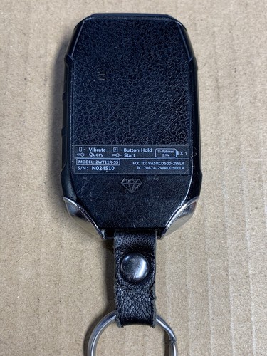 COMPUSTAR 2WT11R-SS 2-WAY LCD REMOTE START KEY FOB VASRCD500-2WLR ...