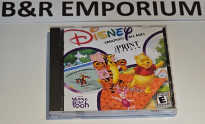 Disney's Print Studio, Pooh - (1997 Disney Interactive) - Used CD-ROM ...