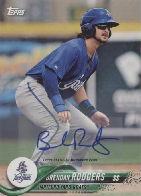 2018 Topps Pro Debut - Brendan Rodgers #127 Autographs (AU, RC) for ...