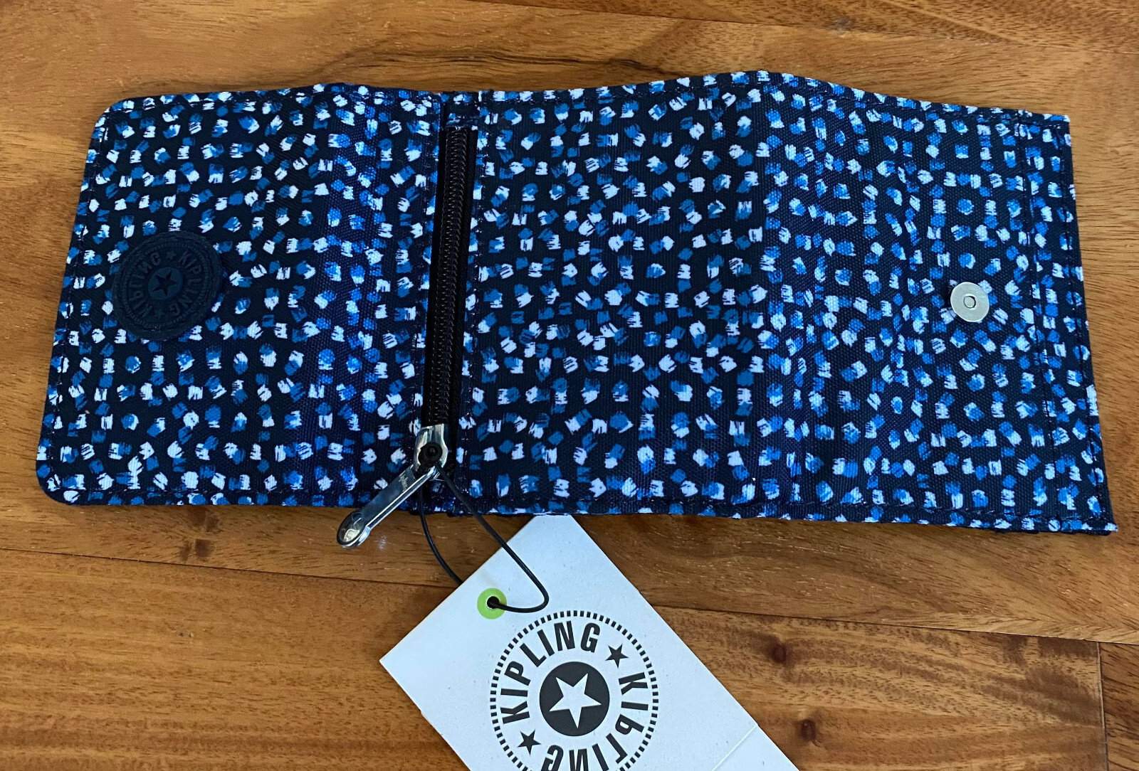 Kipling Ki0952 Cece Small Wallet Trifold Snap Polyester Printed Notes ...