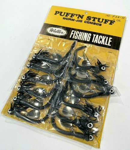 Vintage Weber Fishing Tackle Spinner Bait Worm Jig Puff n Stuff Store ...