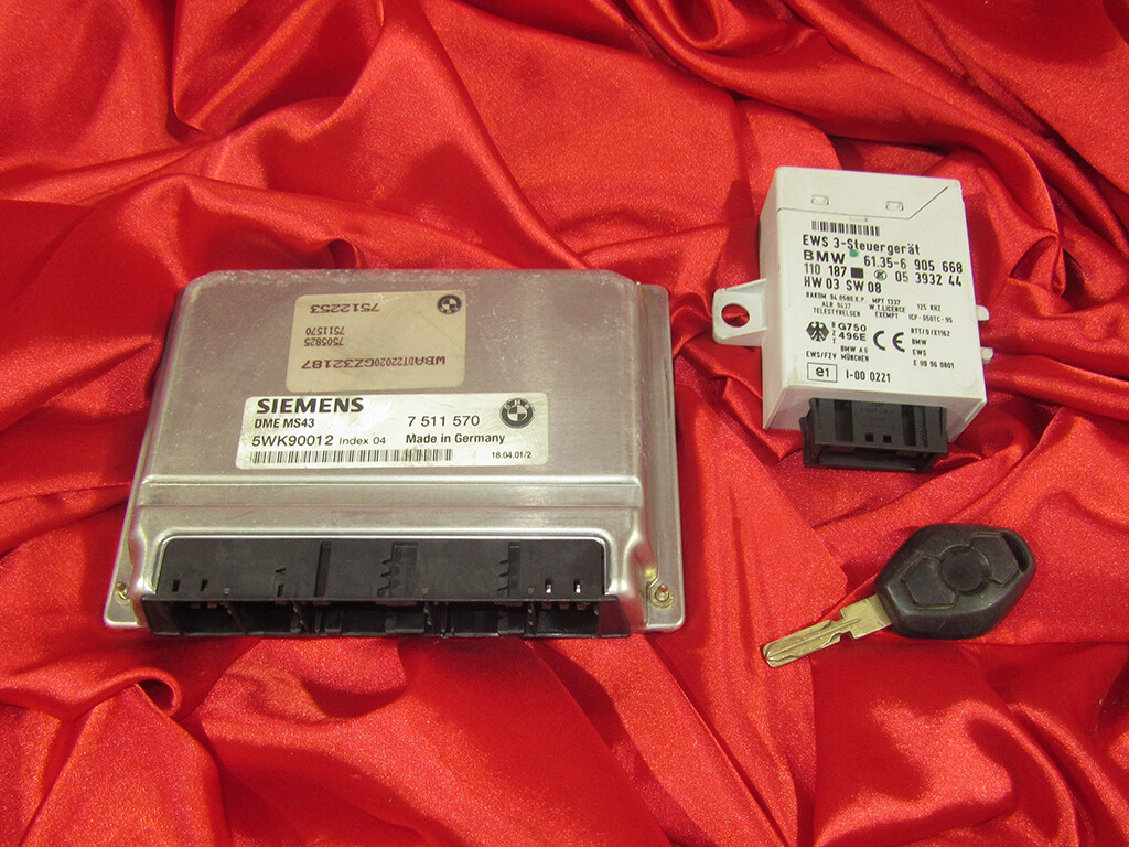 BMW E46 E39 E53 3 5 X5 series 2.0i 3.0i M54 ENGINE ECU SET UNIT DME ...