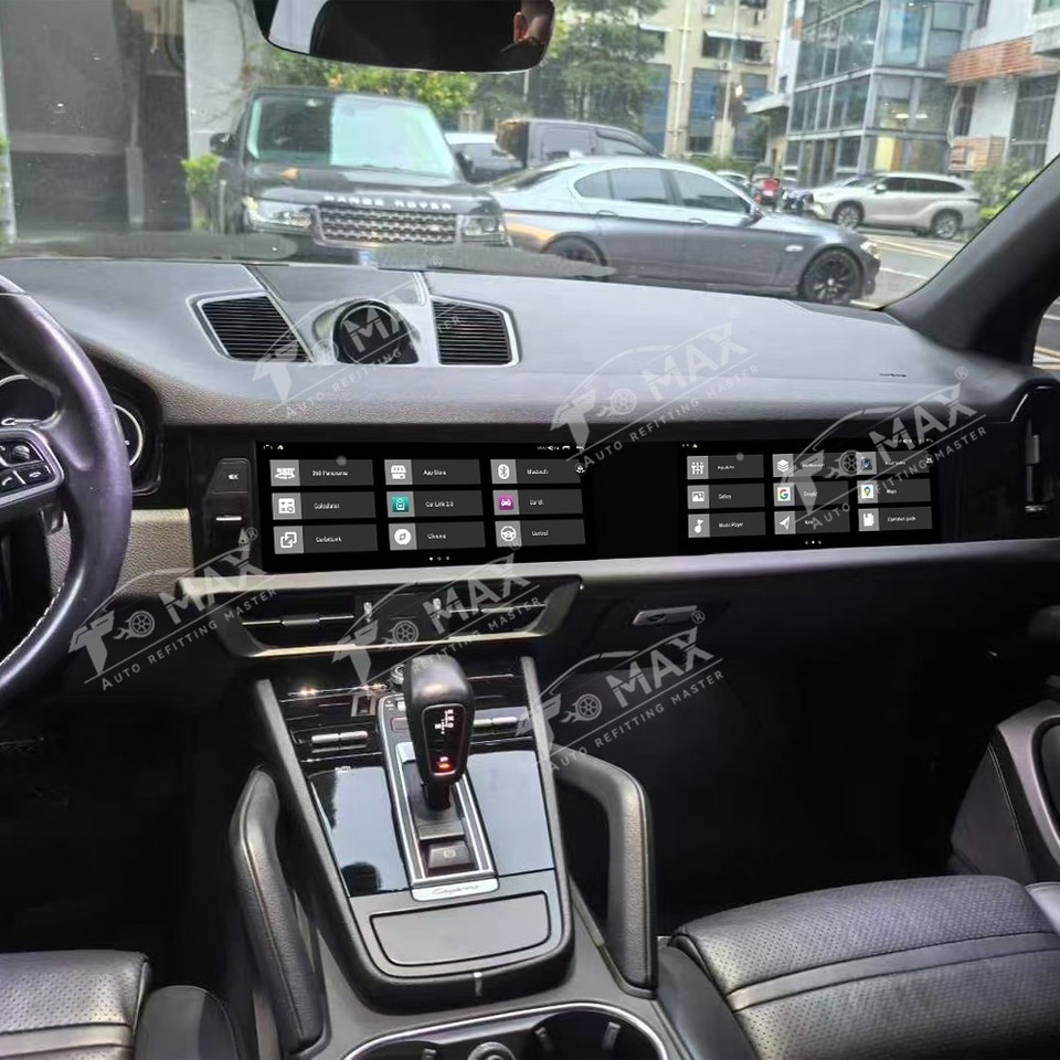 Dual Screen Car Radio For Porsche Cayenne 2011-2023 Digital Cluster ...