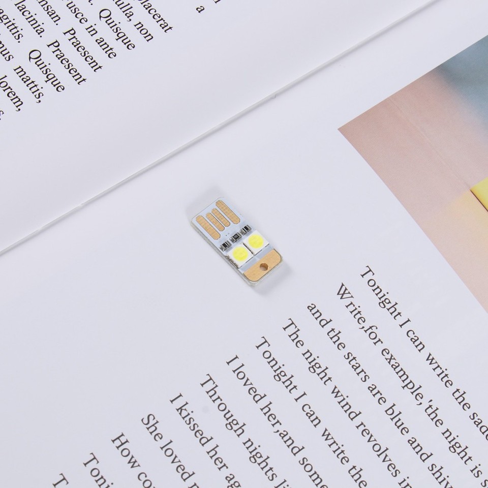 5V Super Bright Pure White 2-LED Light Chip for DIY USB Lighting Toy ...