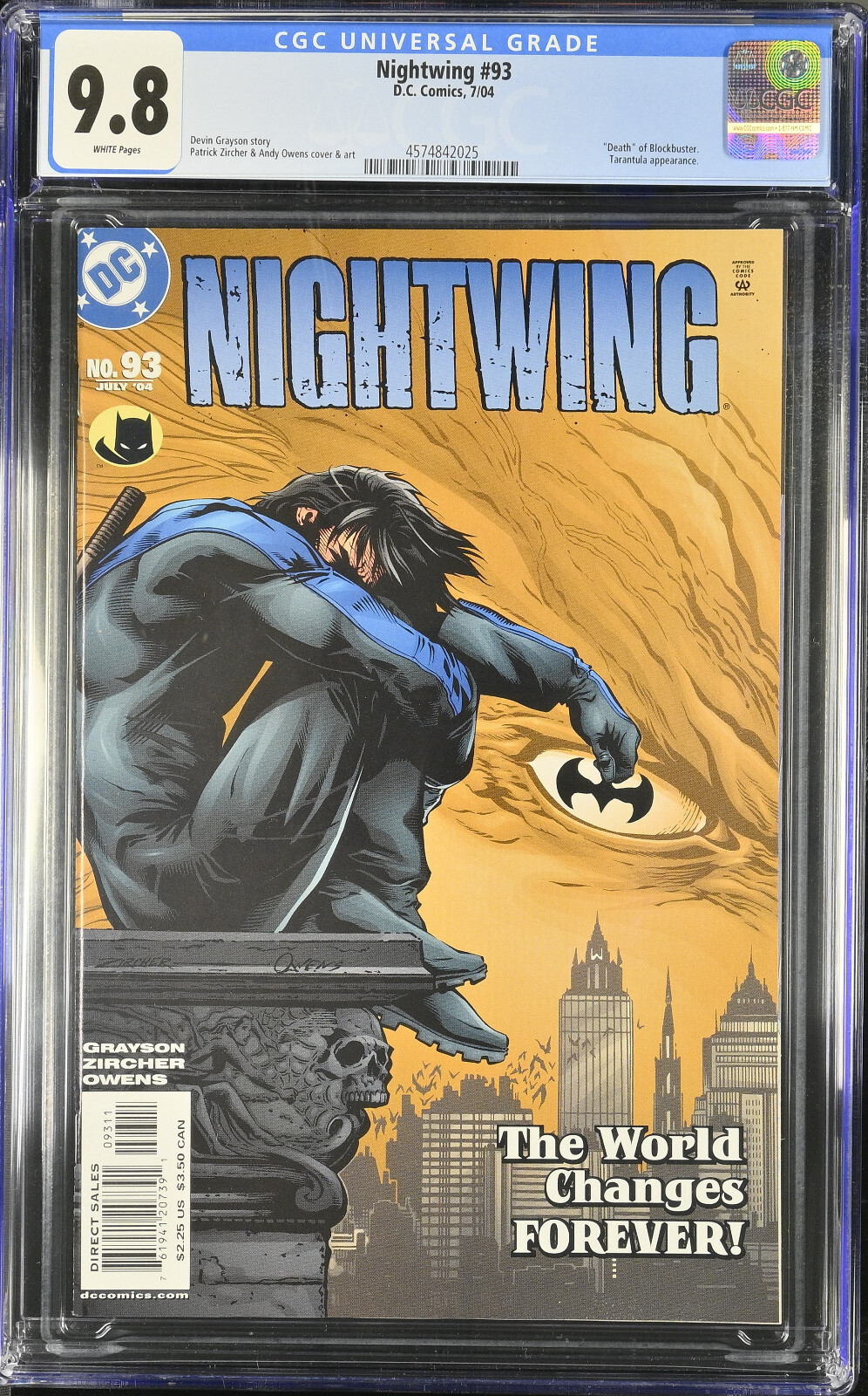 Nightwing #93 CGC 9.8 Controversial Rape Sex Assault Issue DC Comics ...