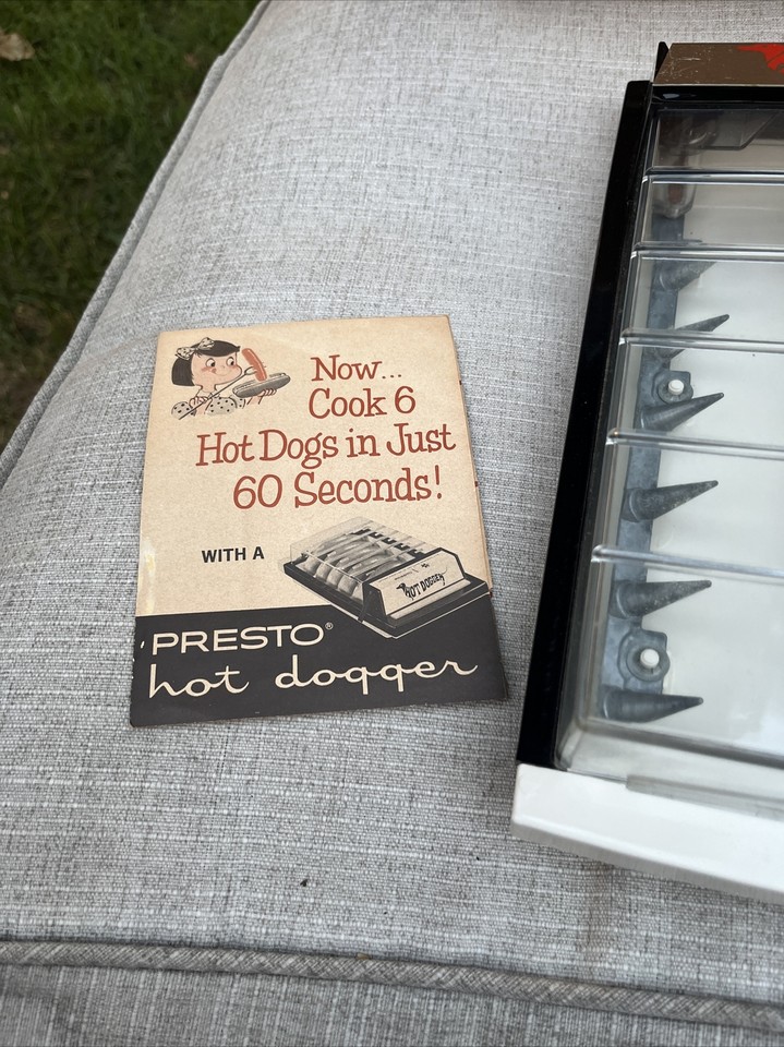 Vintage Presto Auto “Hot Dogger” Electric Hot Dog Cooker | eBay