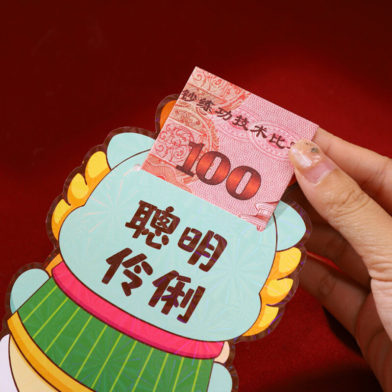 6Pcs Cartoon Dragon Year Spring Festival Money Pockets New Year Money ...