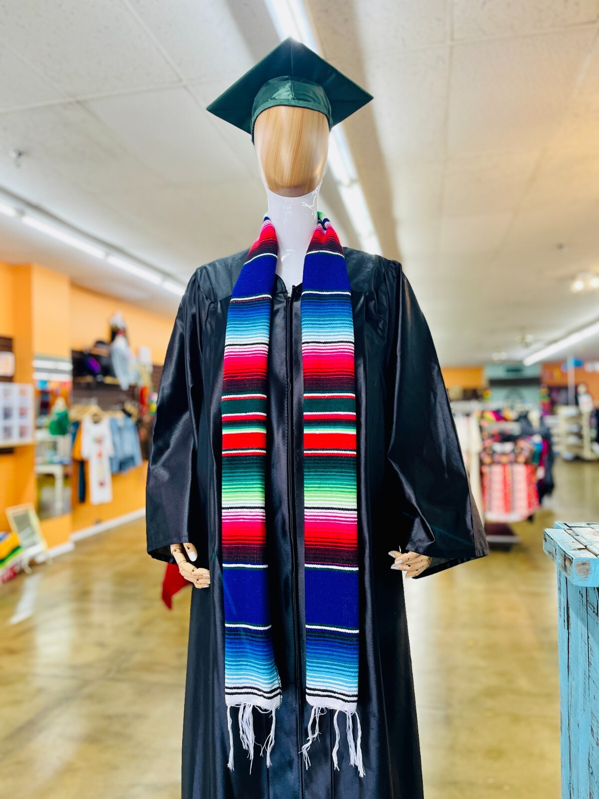 Mexican Sarape 72" x 7" Table Runner, Graduation Stole | eBay