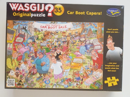 NEW Holdson Jumbo Wasgij? Original Jigsaw Puzzle 35 CAR BOOT CAPERS ...