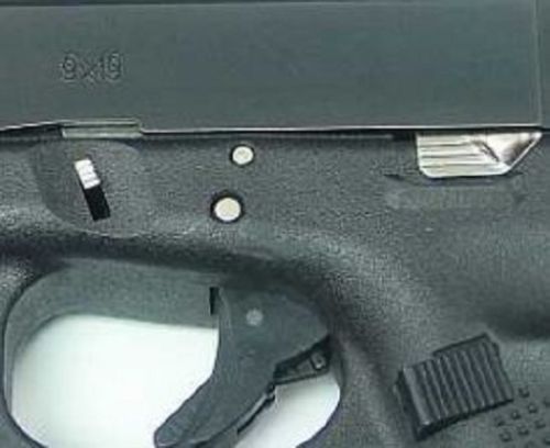 For GLOCK GEN 4 Chrome Extended Slide Release and Controls Kit G17,19 ...