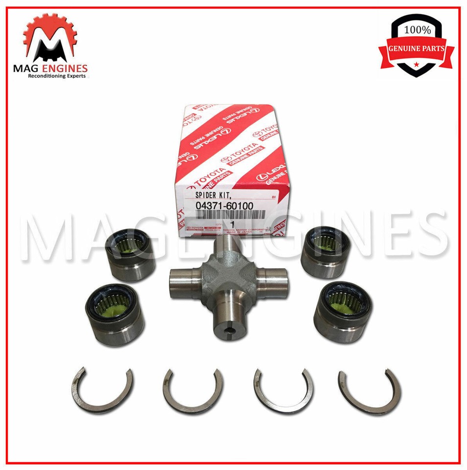 04371-60100 GENUINE OEM REAR AXLE UNIVERSAL JOINT SPIDER KIT 0437160100 ...