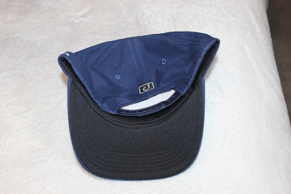Avid adjustable blue hat with fishhook logo on the back | eBay