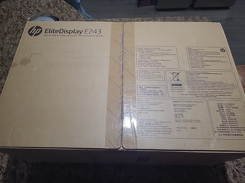 New Sealed HP EliteDisplay E243 24" LED MONITOR 1FH47A8 | eBay