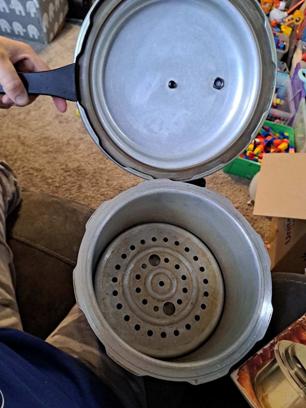 VINTAGE Mirro-Matic #394M Alum 4 Qt Pressure Cooker COMPLETE With ...