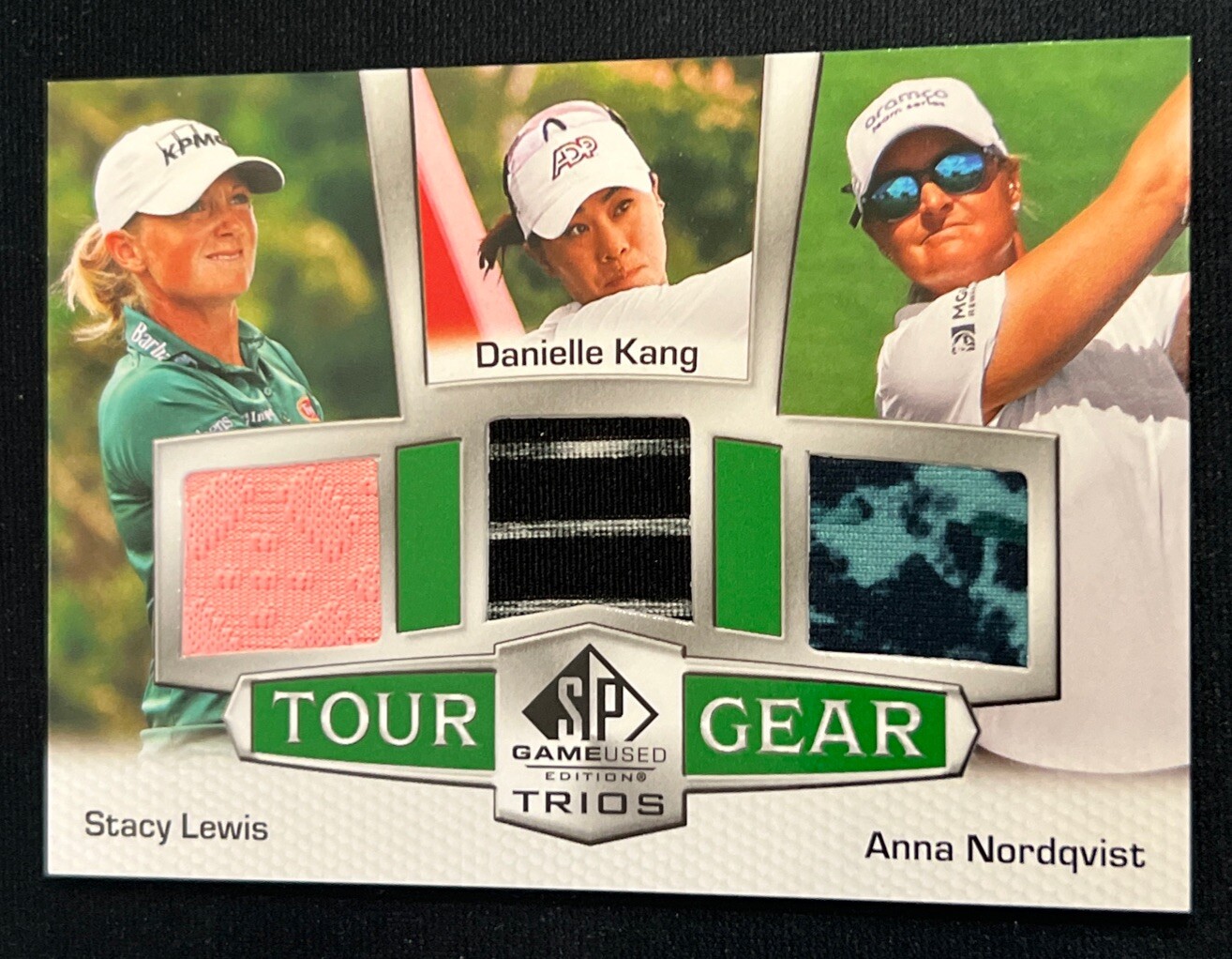 2024 SP Game Used - Tour Gear Trios #TG3-LKN Stacy Lewis, Danielle Kang ...