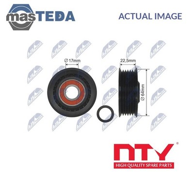 RNK-AU-045 V-RIBBED BELT GUIDE PULLEY NTY FOR CHRYSLER CROSSFIRE 3.2 ...