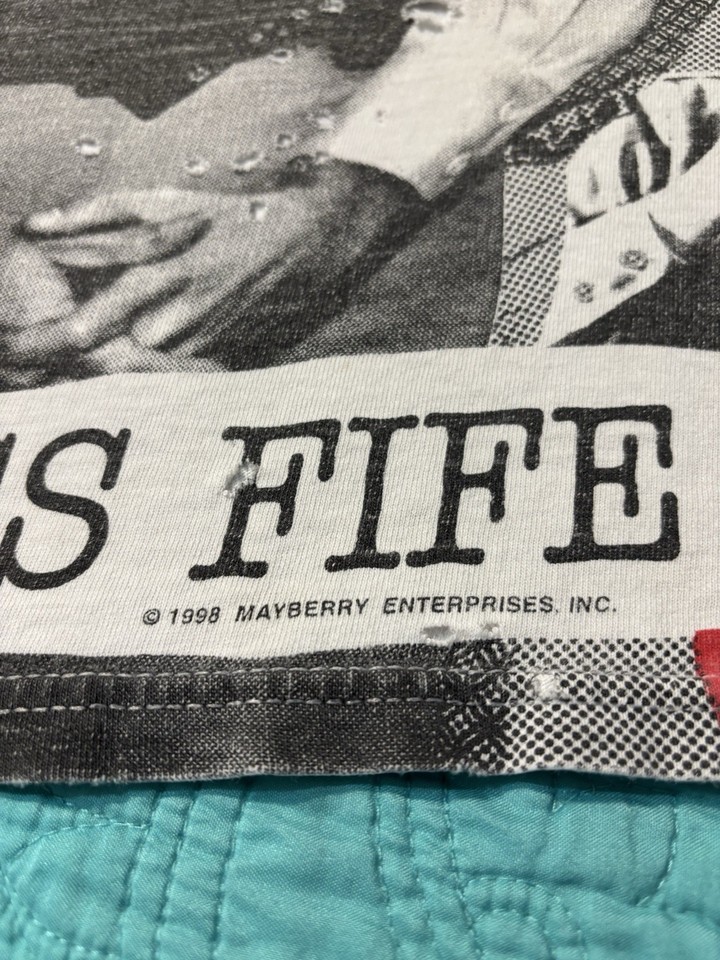 1998 Barney Fife “Fearless Fife” Mayberry Enterprises AOP T-shirt | eBay