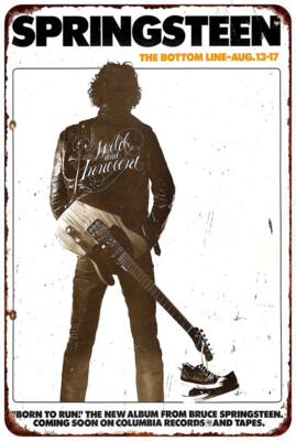 Bruce Springsteen at The Bottom Line - 1975 - Concert Vintage Look ...